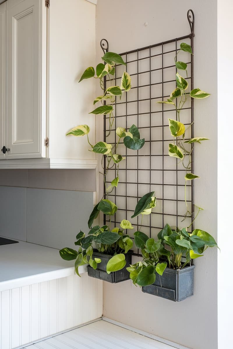 11 Beautiful Ways to Display Pothos Plants on Your Walls - Houseplant ...